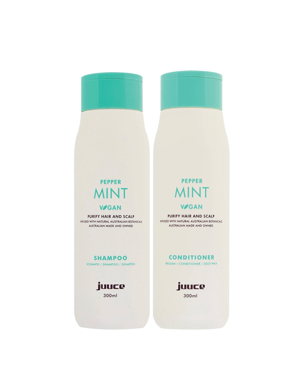 Juuce Pepper MINT Shampoo and Conditioner 2x300ml – Hair Traders Australia